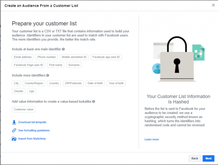 Create Target Audience Ad Similar Facebook Customer- Wask